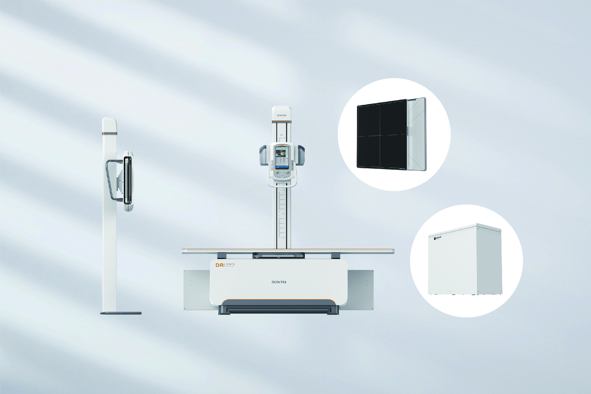Motorized Floor-mounted DR