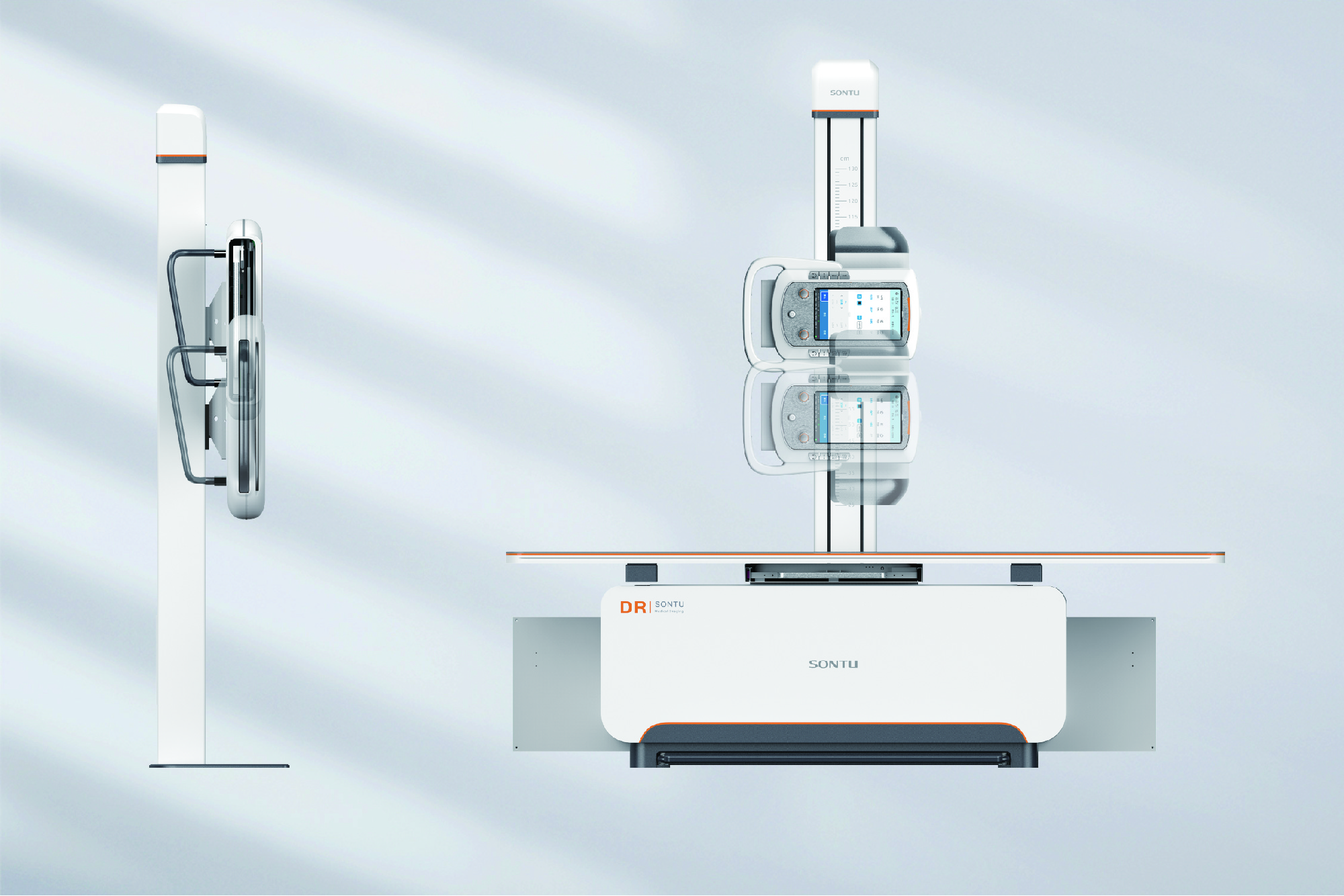 Motorized Floor-mounted DR